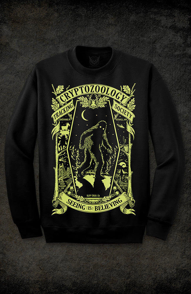 Unisex Cryptozoology Tracking Society Pullover – Maiden Voyage Co.
