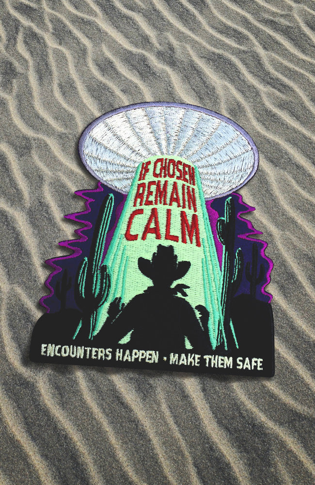 Safe Encounters™ - Alien Abduction Safety Patch - Glow in the Dark ...